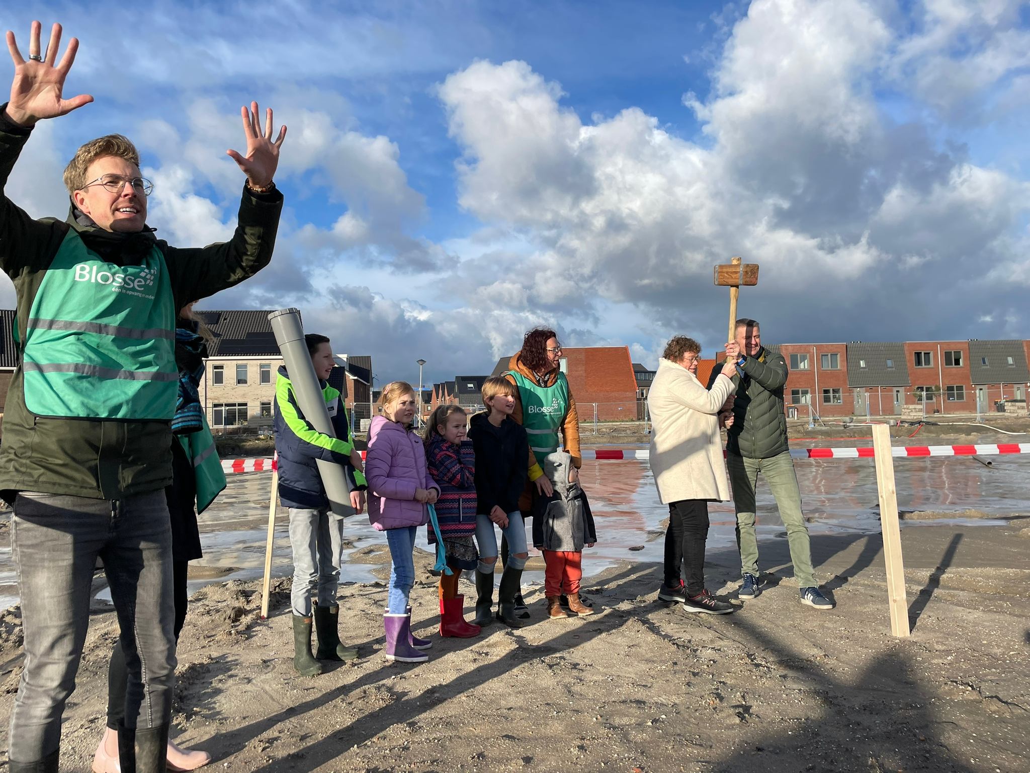 Eerste paal kindcentrum De Nieuwe Draai geslagen